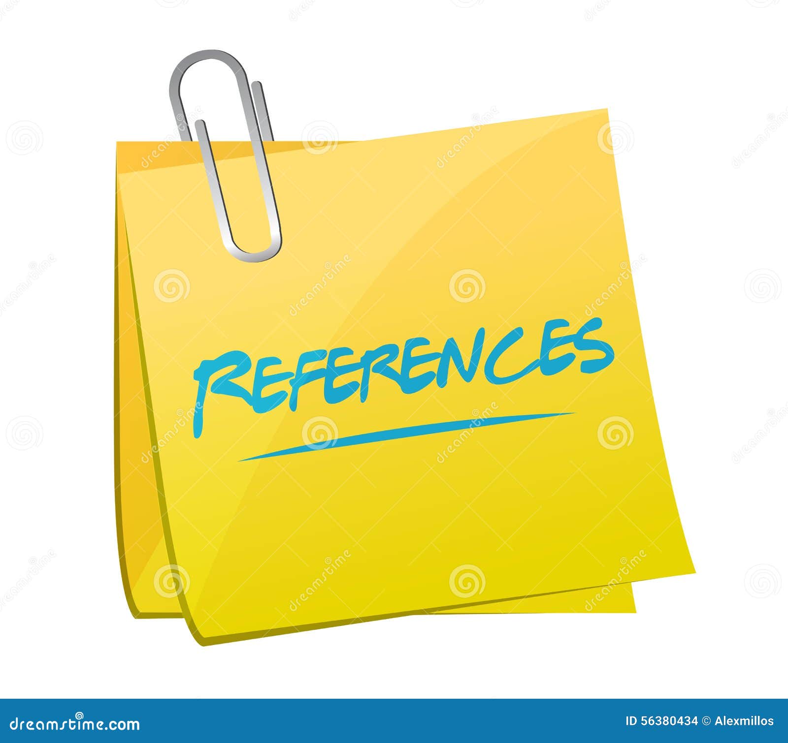 References Post Sign Concept Stock Illustration - Illustration of ...