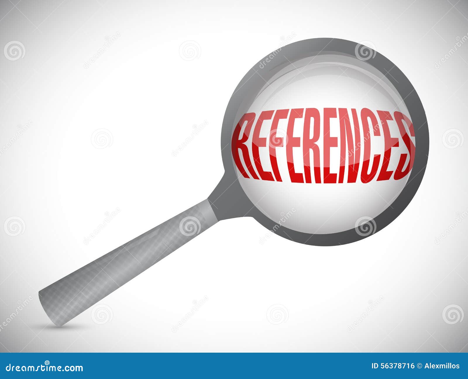 References Search Sign Concept Stock Illustration - Illustration of ...