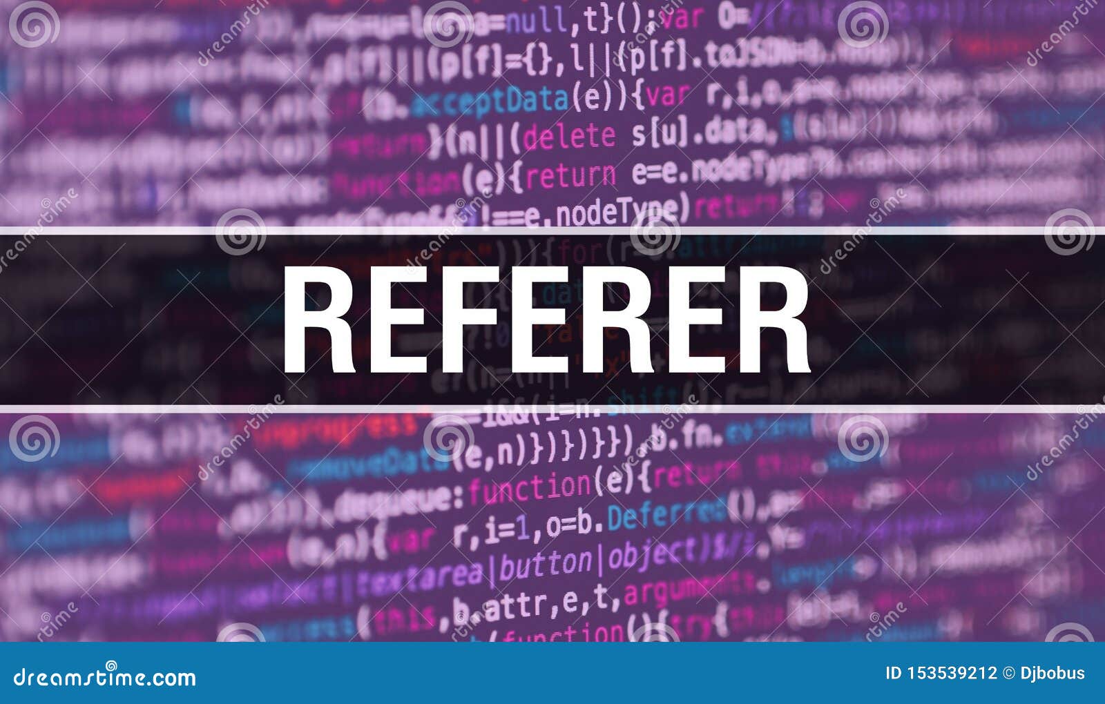Referer Concept with Random Parts of Program Code. Referer with ...
