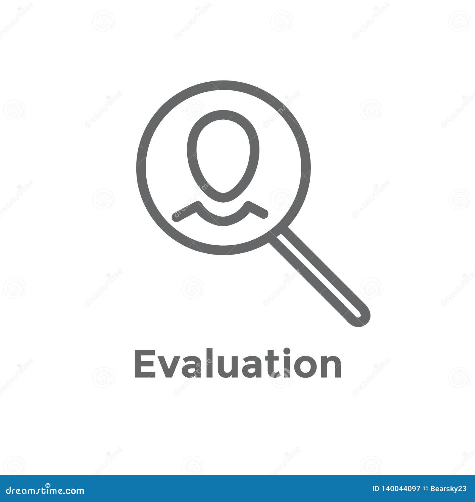 Referral Job Reference Icon with Recommendations, Performance Review ...