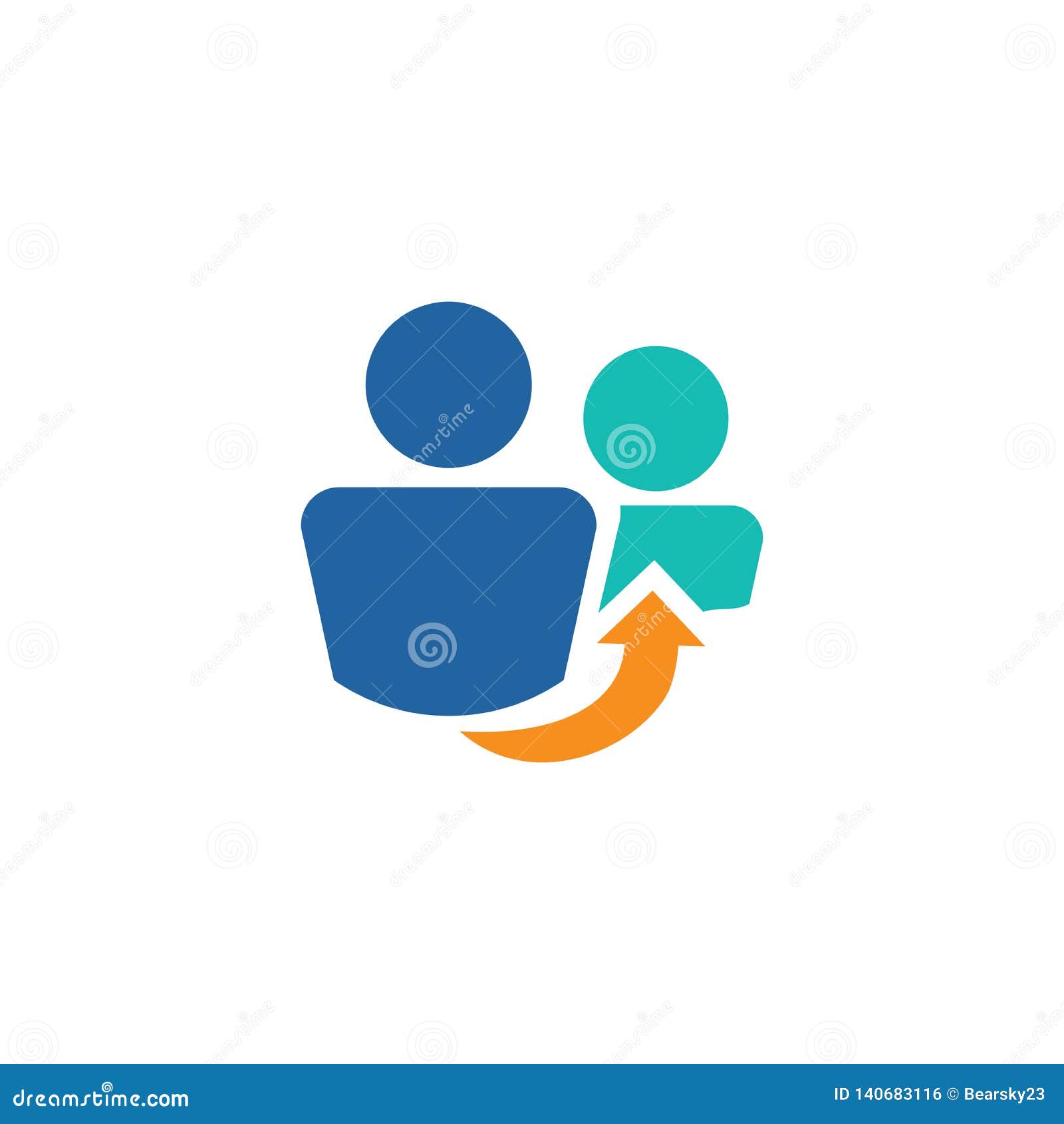 Referral Job Reference Icon with Recommendations, Performance Review ...