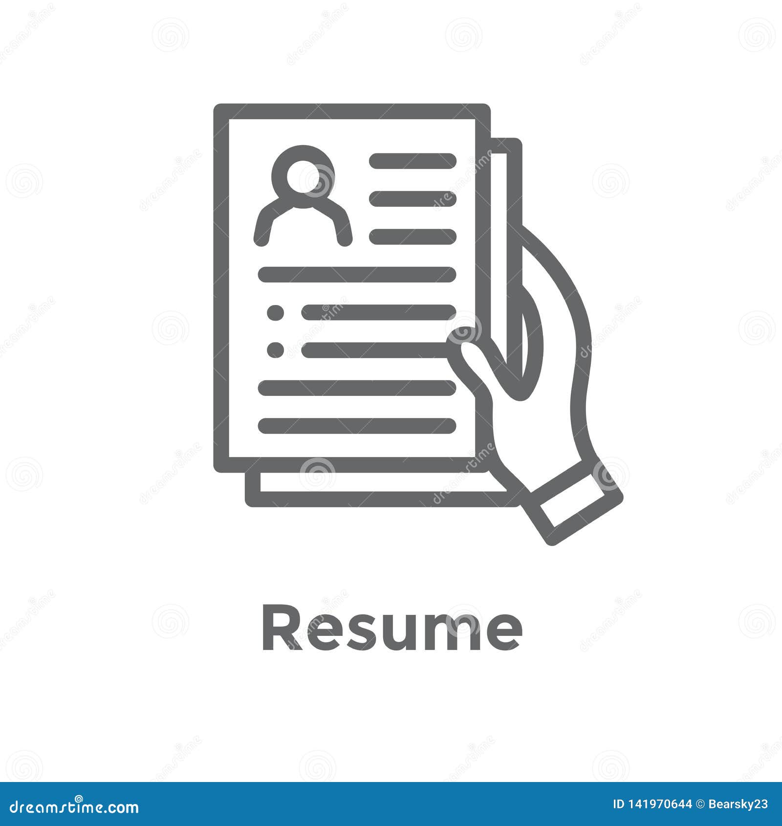 Referral Job Reference Icon with Recommendations, Performance Review ...