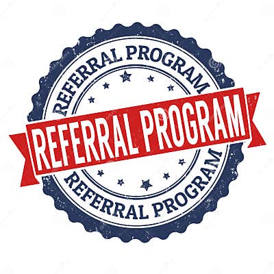 Referral Program Grunge Rubber Stamp Stock Vector - Illustration of ...