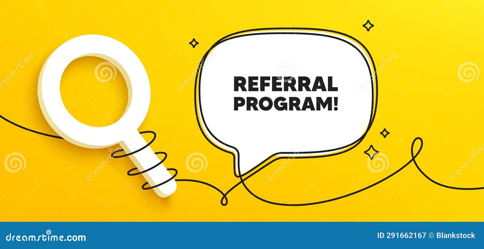 Referral Program Symbol. Refer a Friend Sign. Continuous Line Chat ...