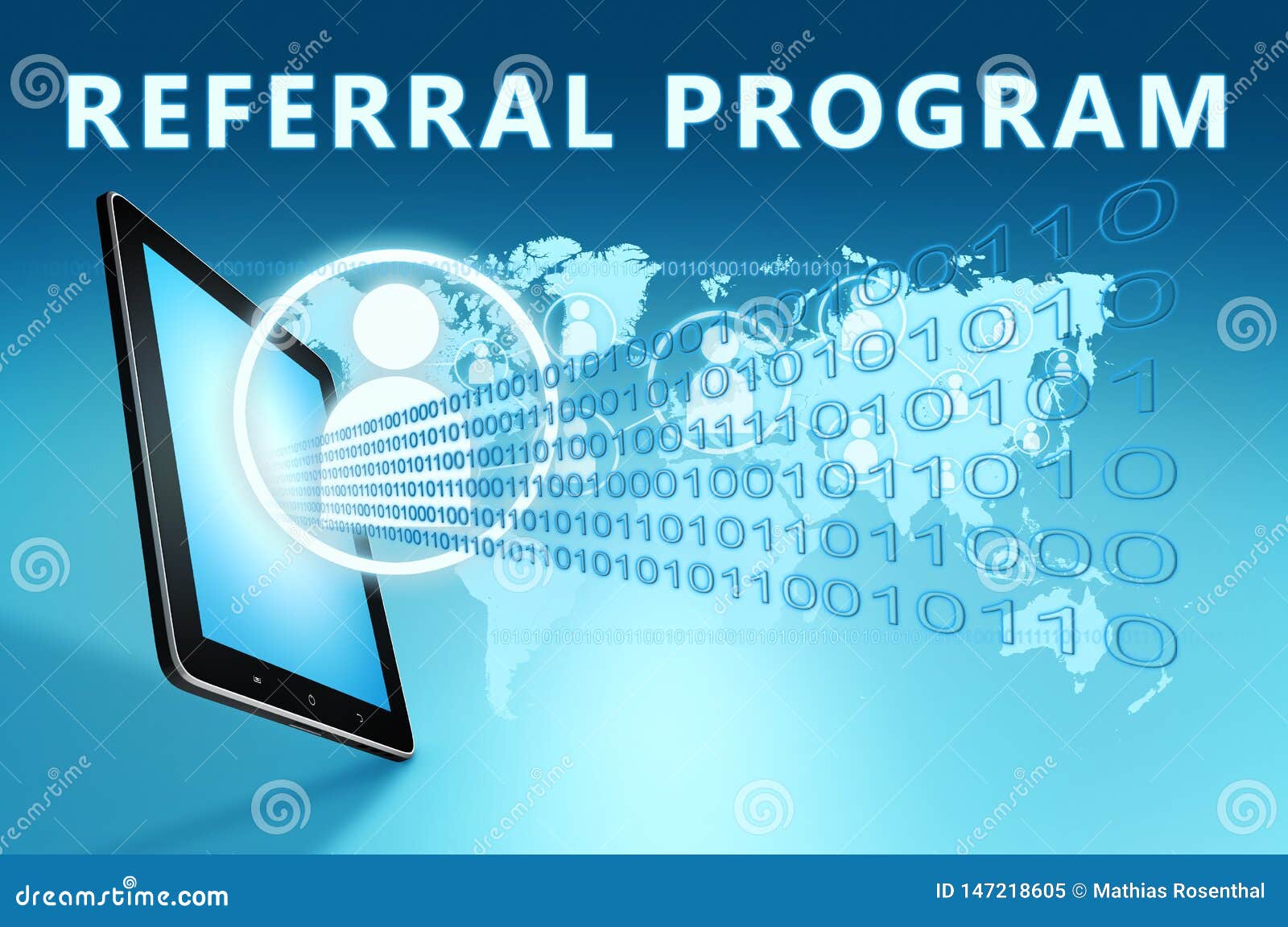 Referral Program stock illustration. Illustration of reward - 147218605