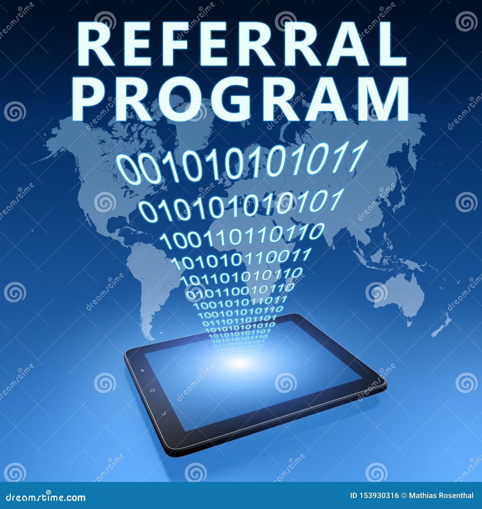 Referral Program stock illustration. Illustration of marketing - 153930316