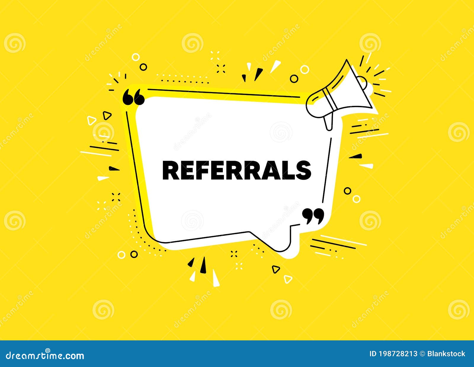 Referrals Symbol. Referral Program Sign. Vector Stock Vector ...