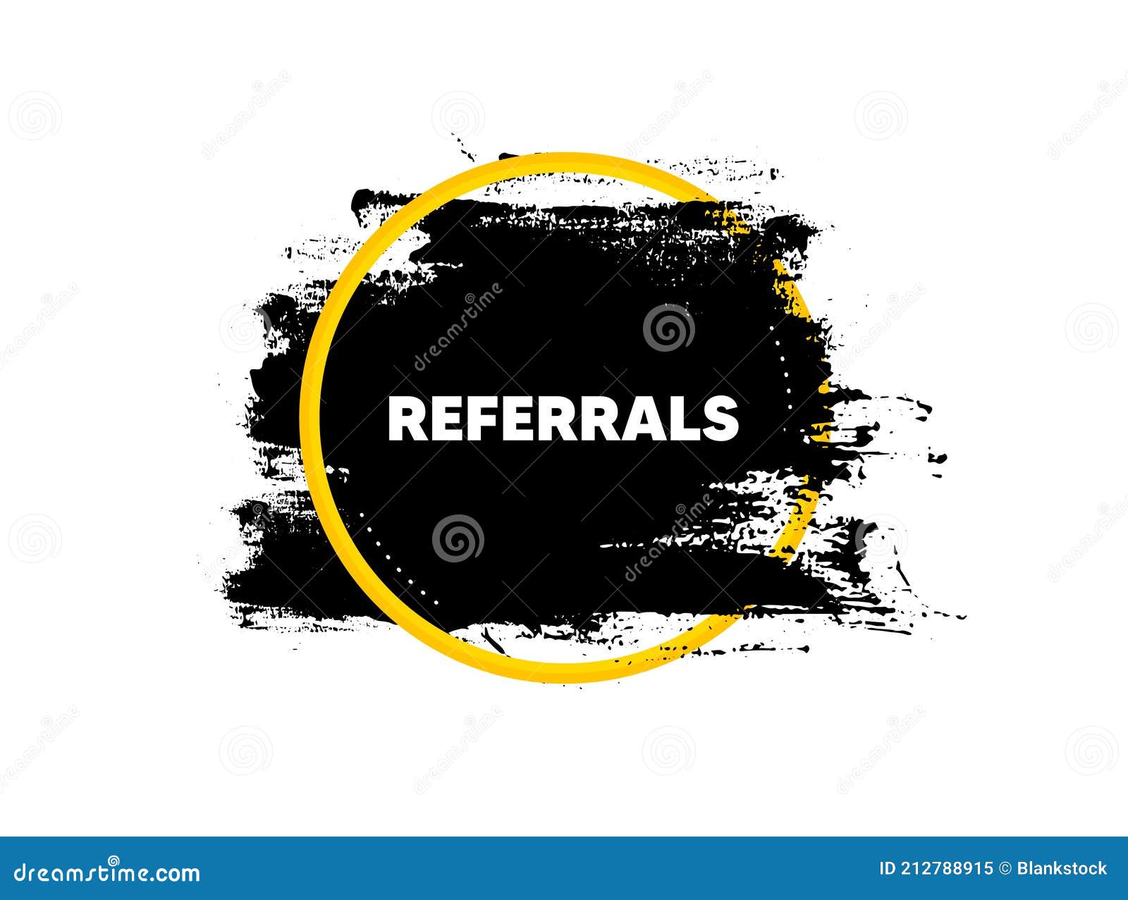 Referrals Symbol. Referral Program Sign. Vector Stock Vector ...
