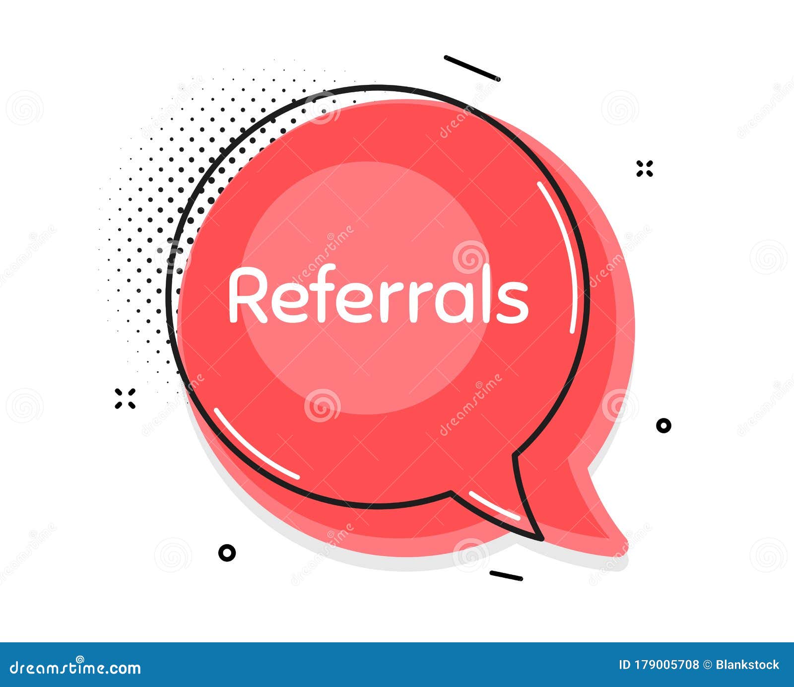 Referrals Symbol. Referral Program Sign. Vector Stock Vector ...