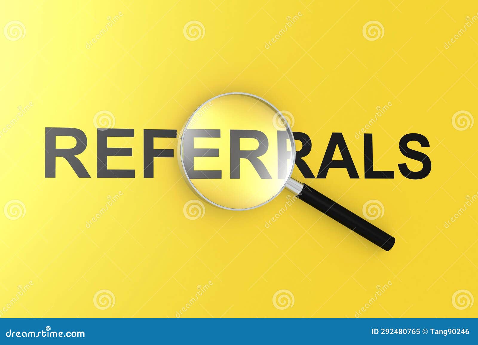 Referrals Word On White Stock Photo | CartoonDealer.com #304562406