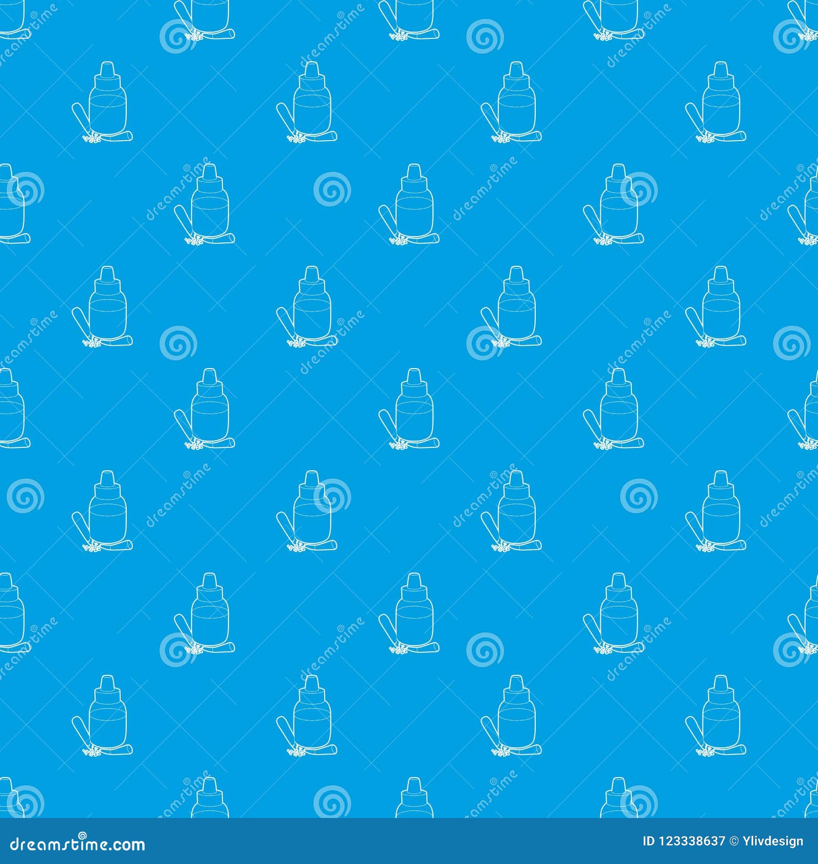 Refill Bottle and Cigarette Pattern Vector Seamless Blue Stock Vector ...