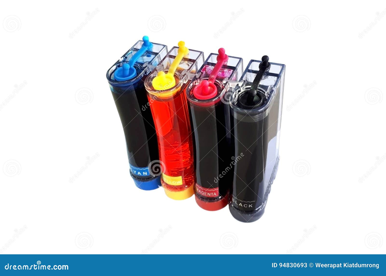 Refill ink tank stock image. Image of white, macro, black - 94830693
