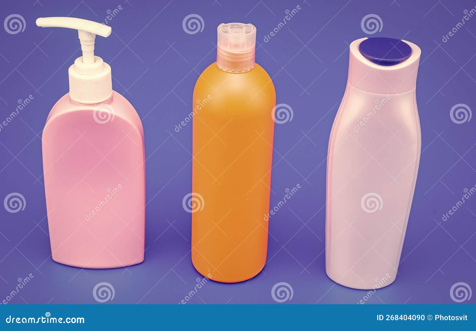 Refillable Plastic Liquid Cosmetic Packaging Containers HDPE Multicolor ...