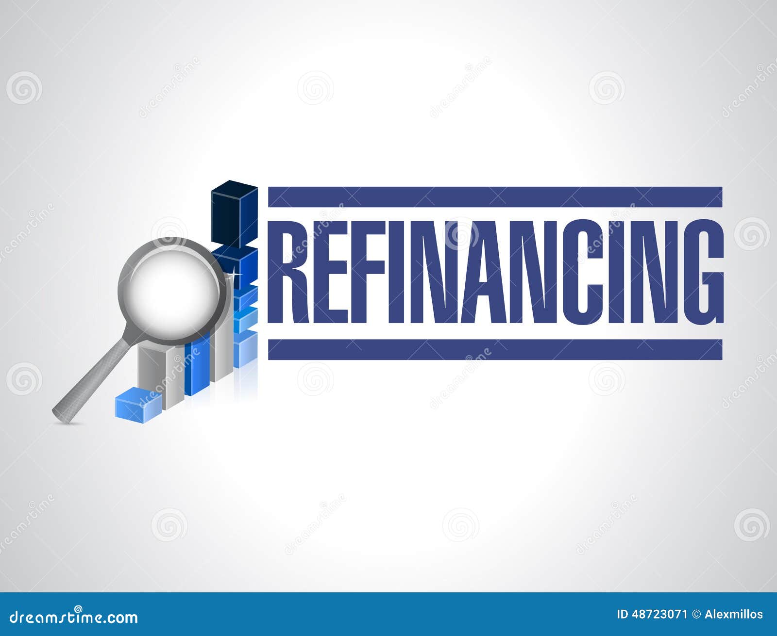 Refinancing Business Graph Illustration Stock Image - Image of assets ...