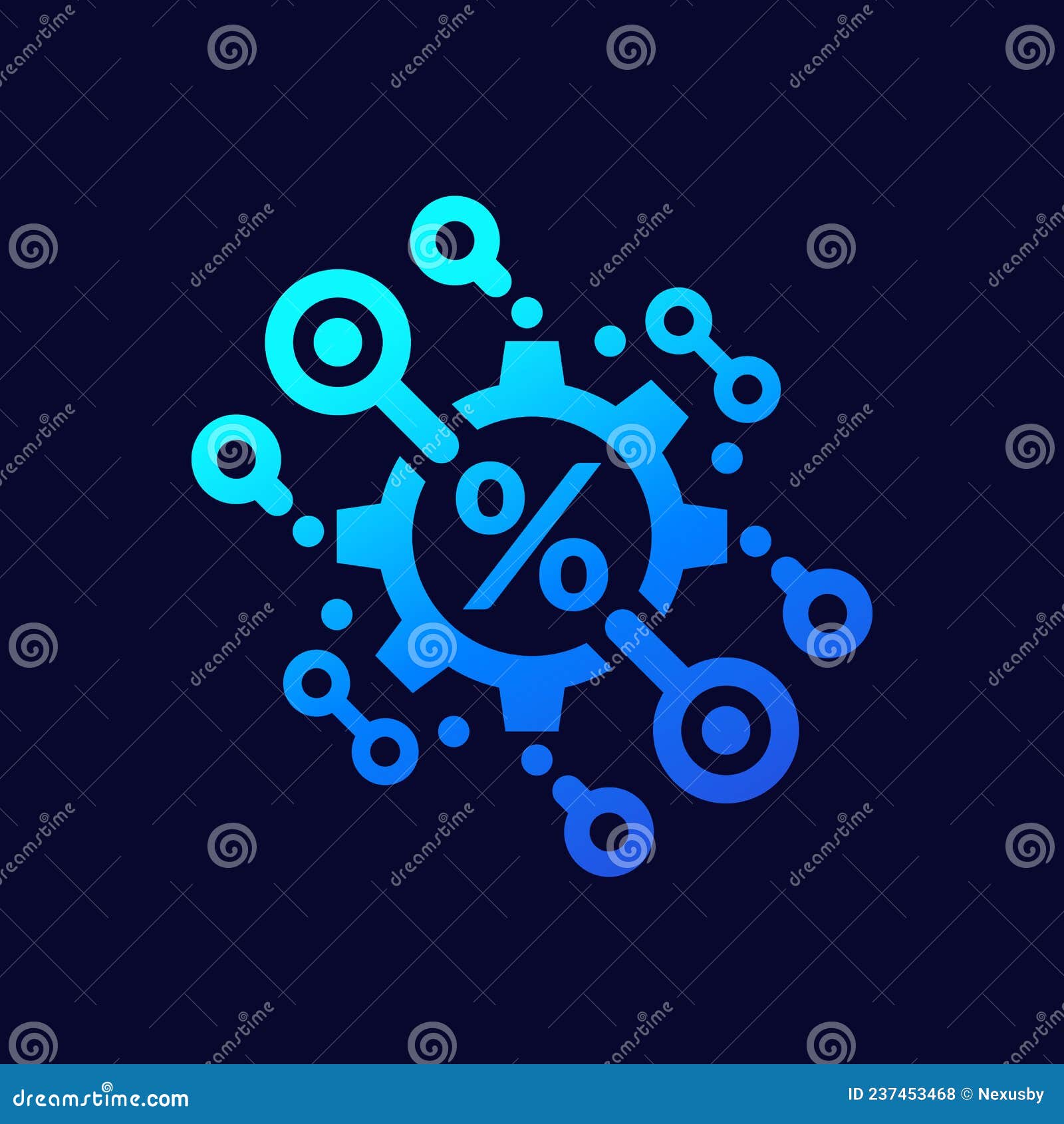 Refinancing, Interest Rate Cut Icon for Web Stock Vector - Illustration ...