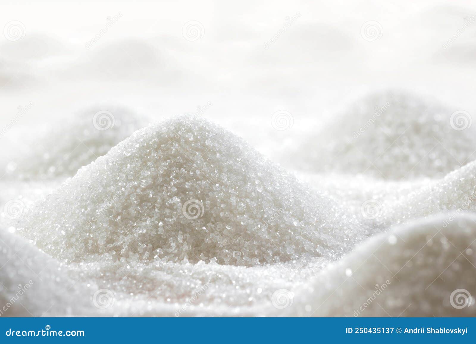 Refined Sugar. Shape of Sugar Hills Close Up Stock Image - Image of ...
