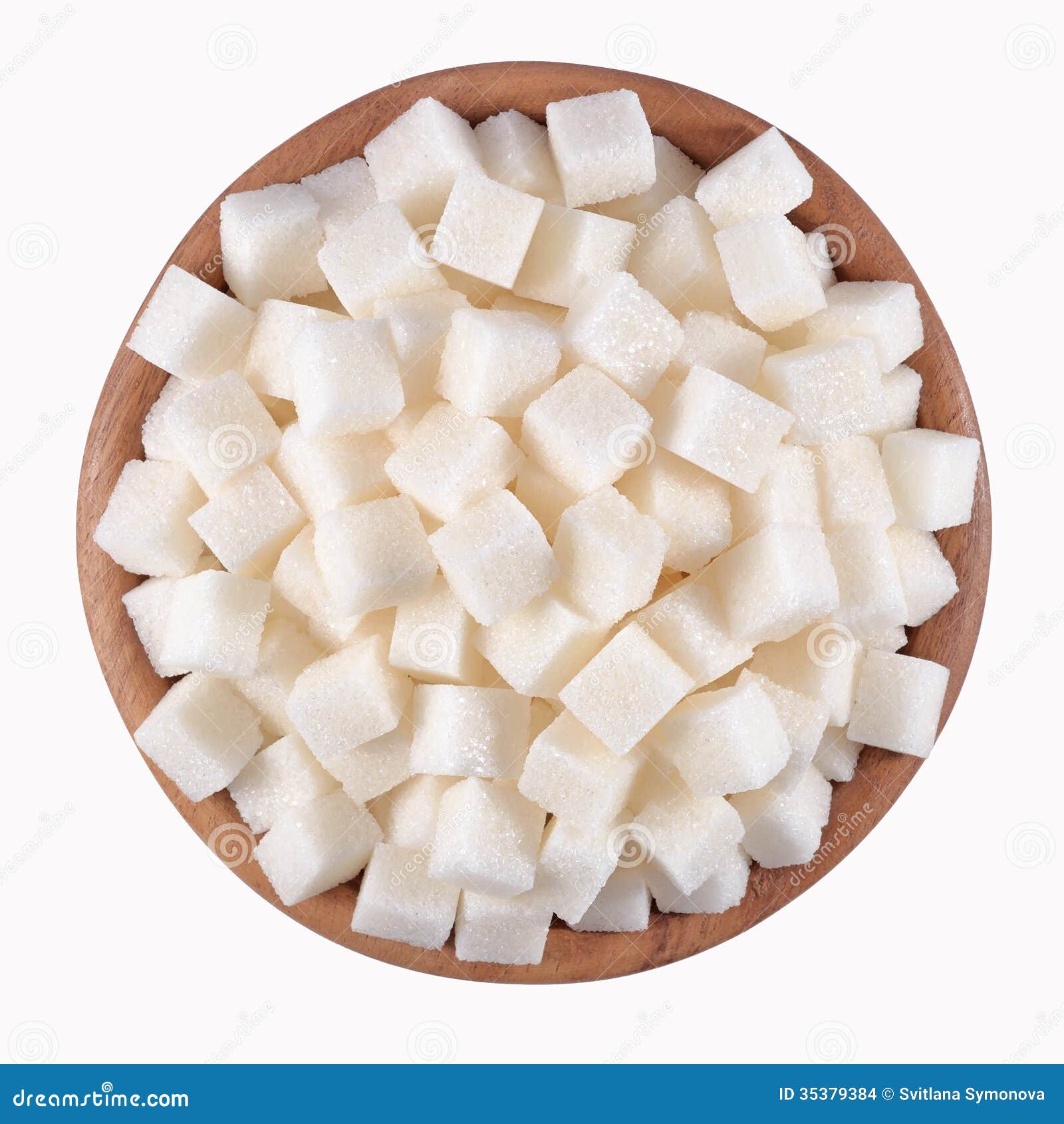 Refined Sugar On A White Background. White Sugar Cubes. Royalty-Free ...