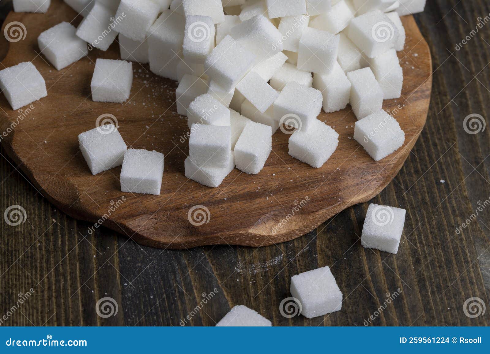 Refined White Beet Sugar, Cubes Stock Photo - Image of light, kitchen ...