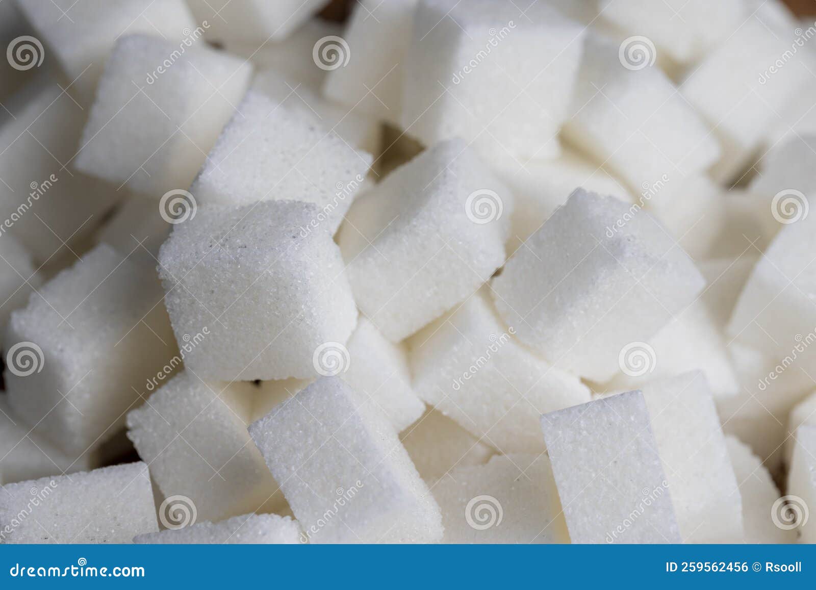 Refined White Beet Sugar, Cubes Stock Photo - Image of sugar, glucose ...