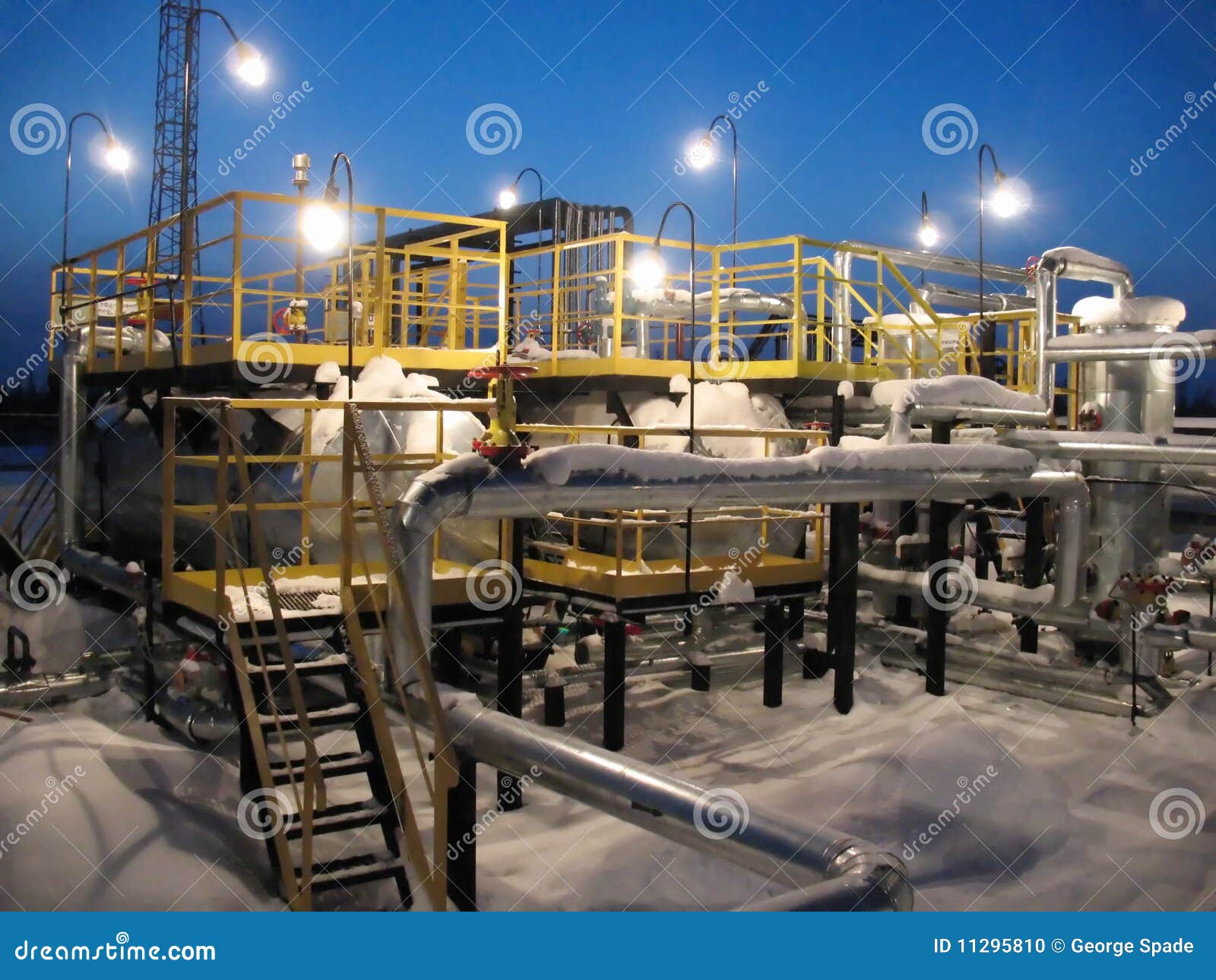 Refinery stock photo. Image of extraction, energy, industry - 11295810