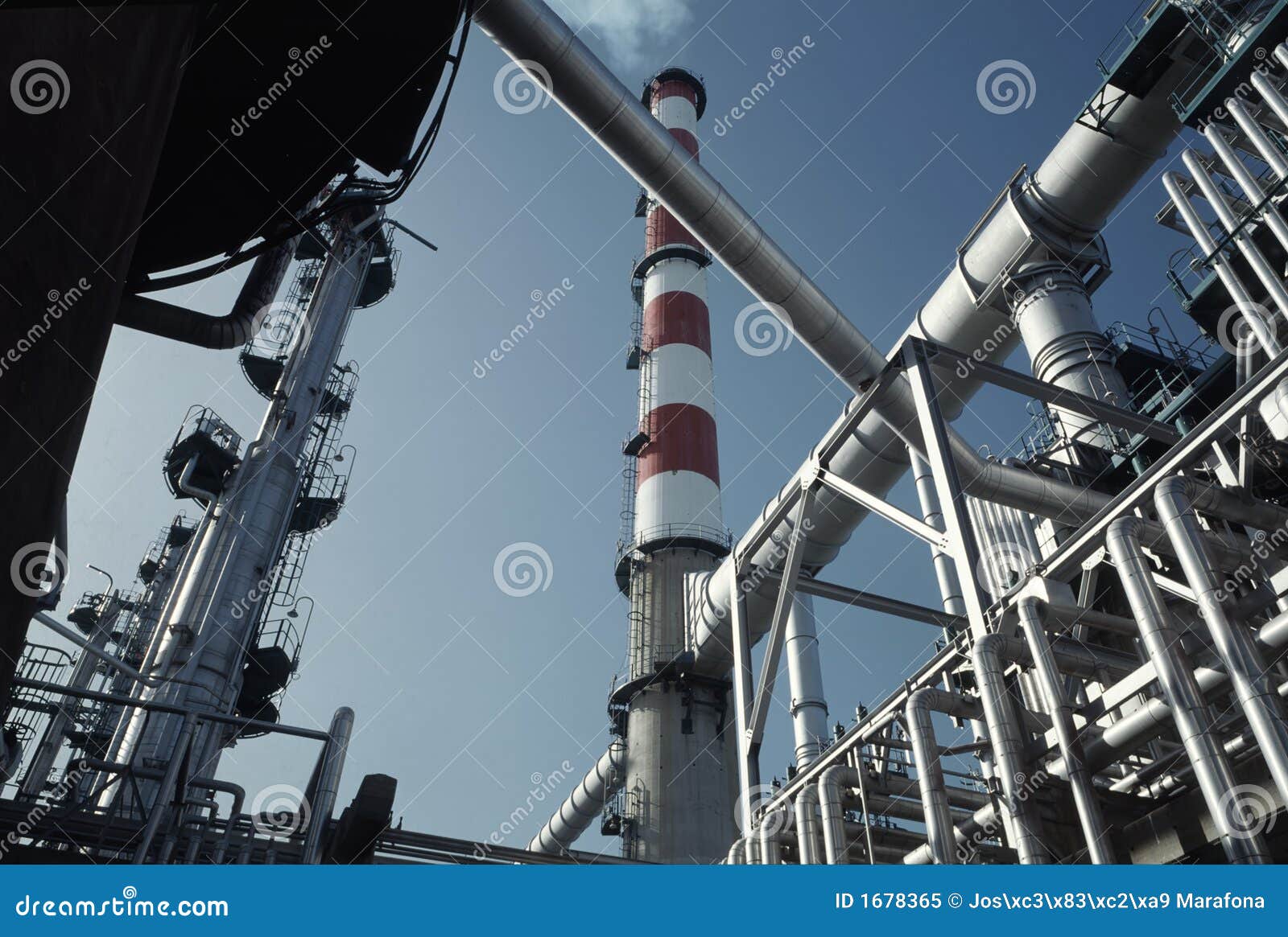 Refinery stock image. Image of equipment, refinery, gasoline - 1678365