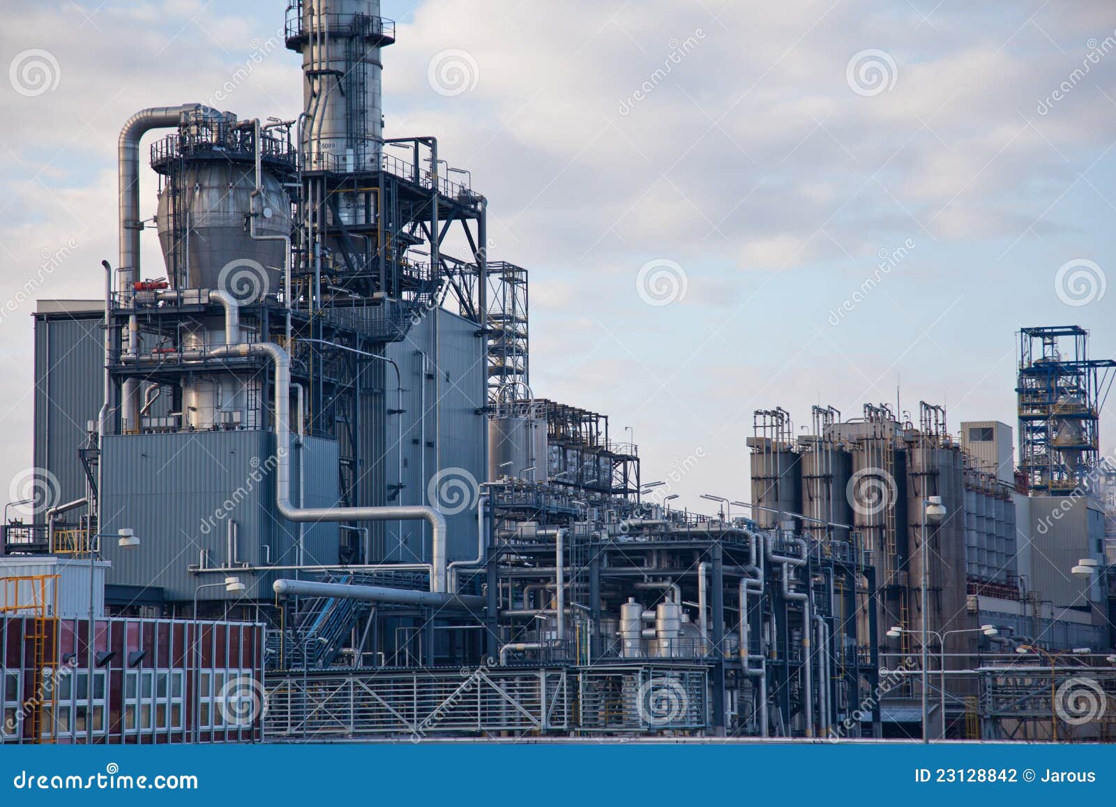 Refinery stock photo. Image of exterior, complex, energy - 23128842