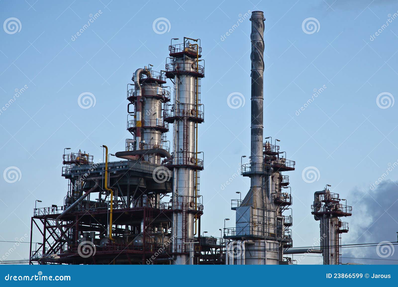 Refinery stock image. Image of economy, heavy, generator - 23866599