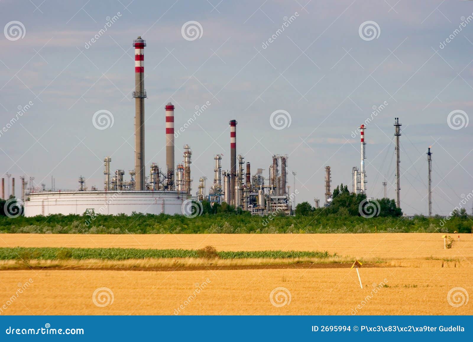 Refinery stock photo. Image of development, combustable - 2695994
