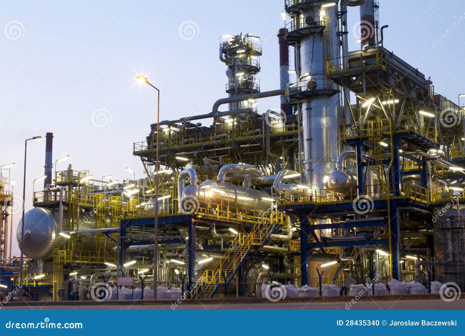 Refinery stock photo. Image of industrial, chemical, equipment - 28435340