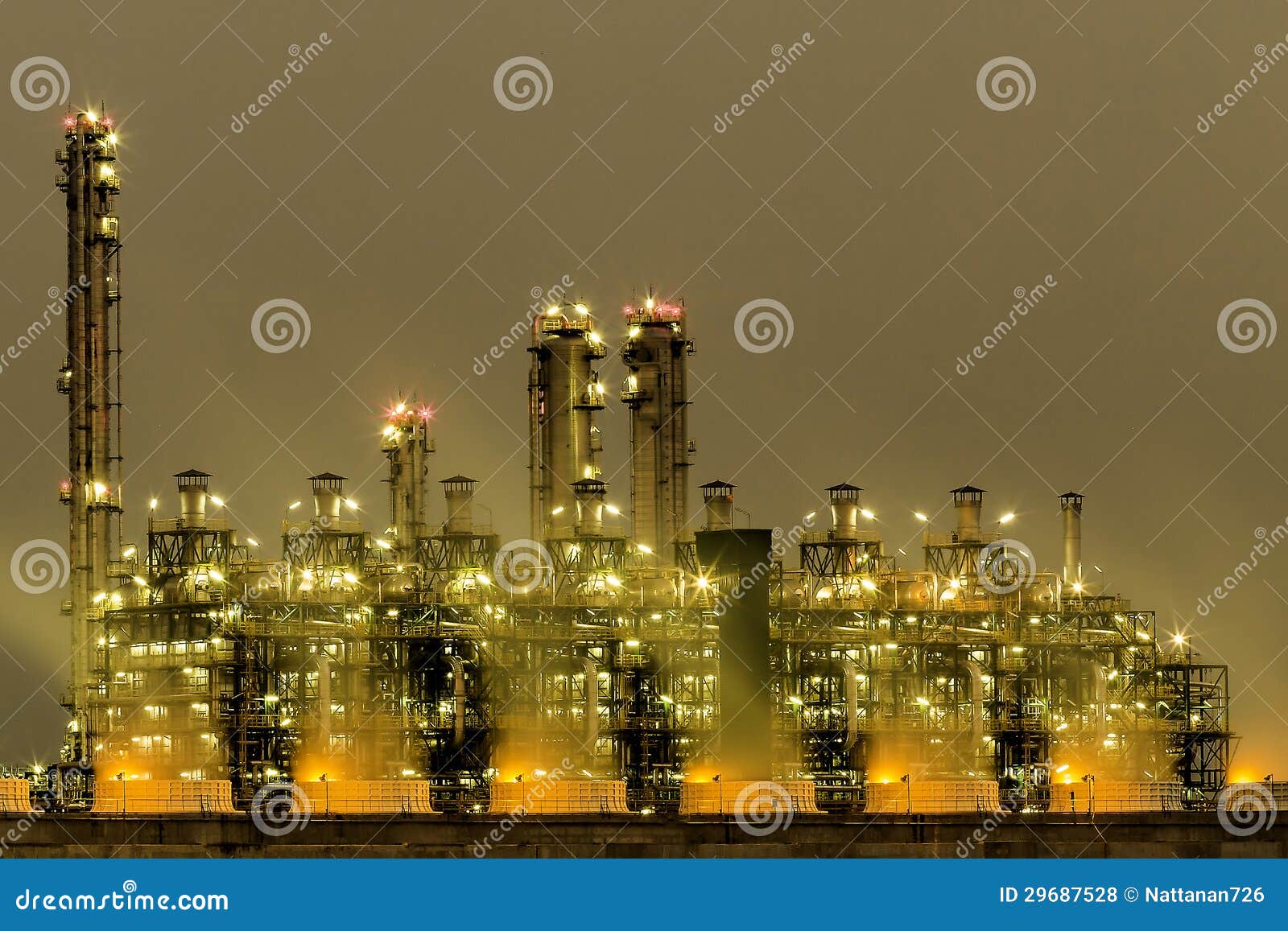 Refinery stock photo. Image of factory, metal, environment - 29687528