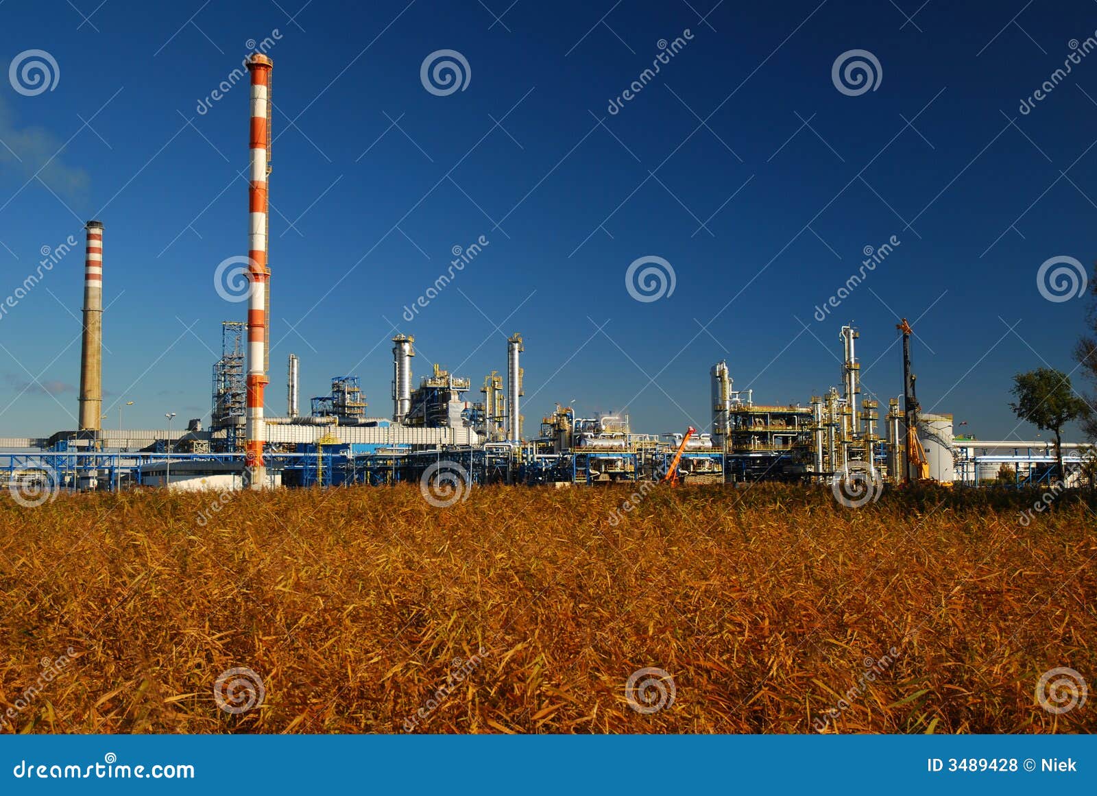 Refinery stock photo. Image of construction, environment - 3489428