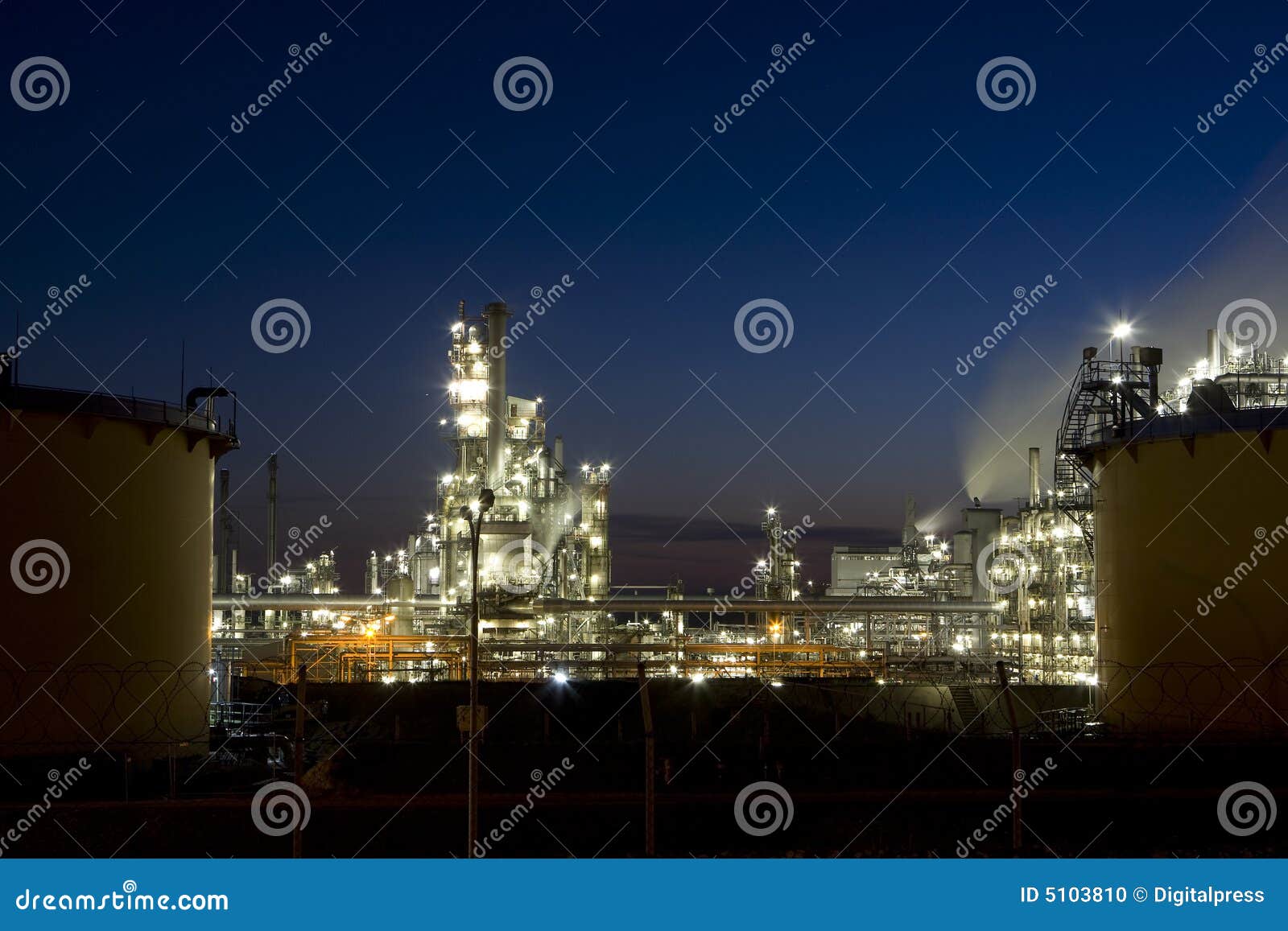 Refinery stock photo. Image of heating, fuel, plastics - 5103810