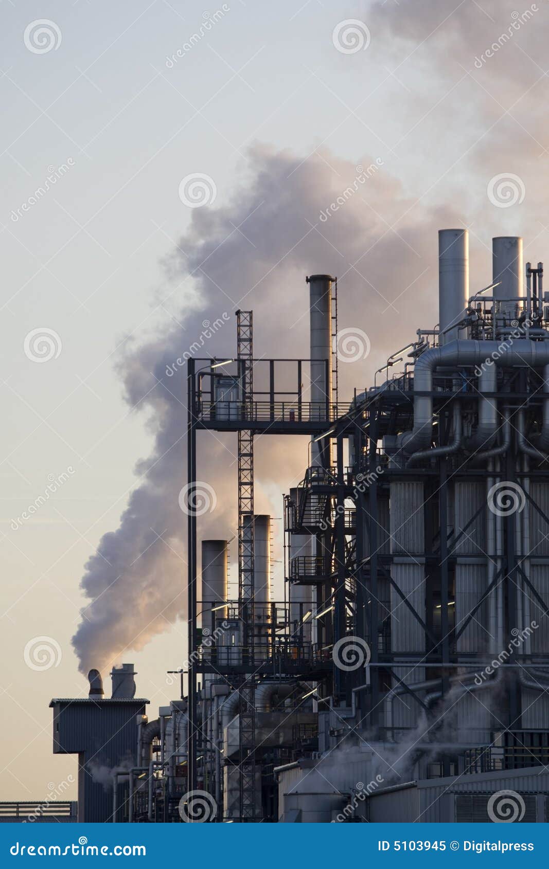 Refinery stock image. Image of chemicals, crude, pollutants - 5103945