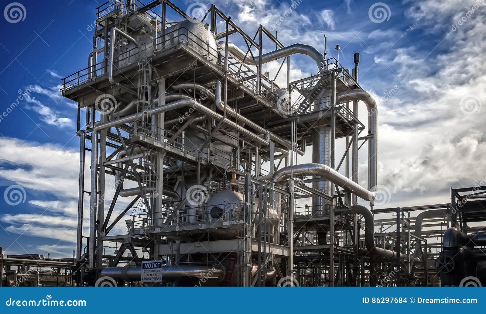 Refinery or Chemical Plant Process Unit and Equipment Stock Photo ...