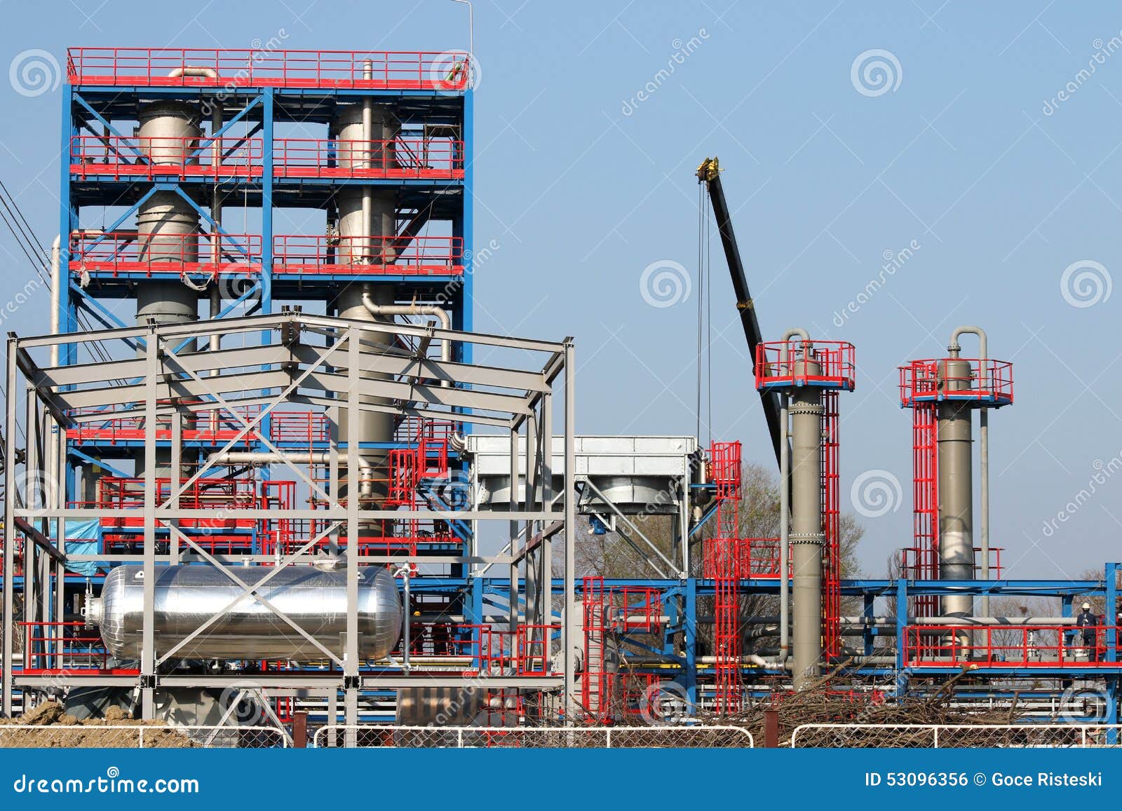 Refinery Construction Stock Image | CartoonDealer.com #18419983