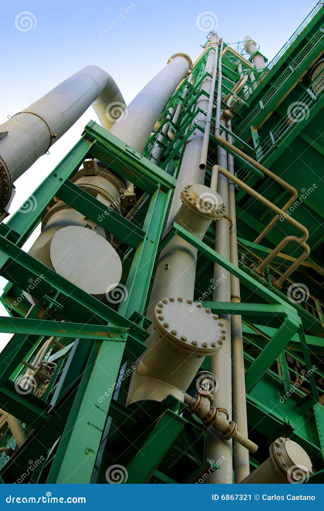 Refinery Detail stock image. Image of pipeline, production - 6867321