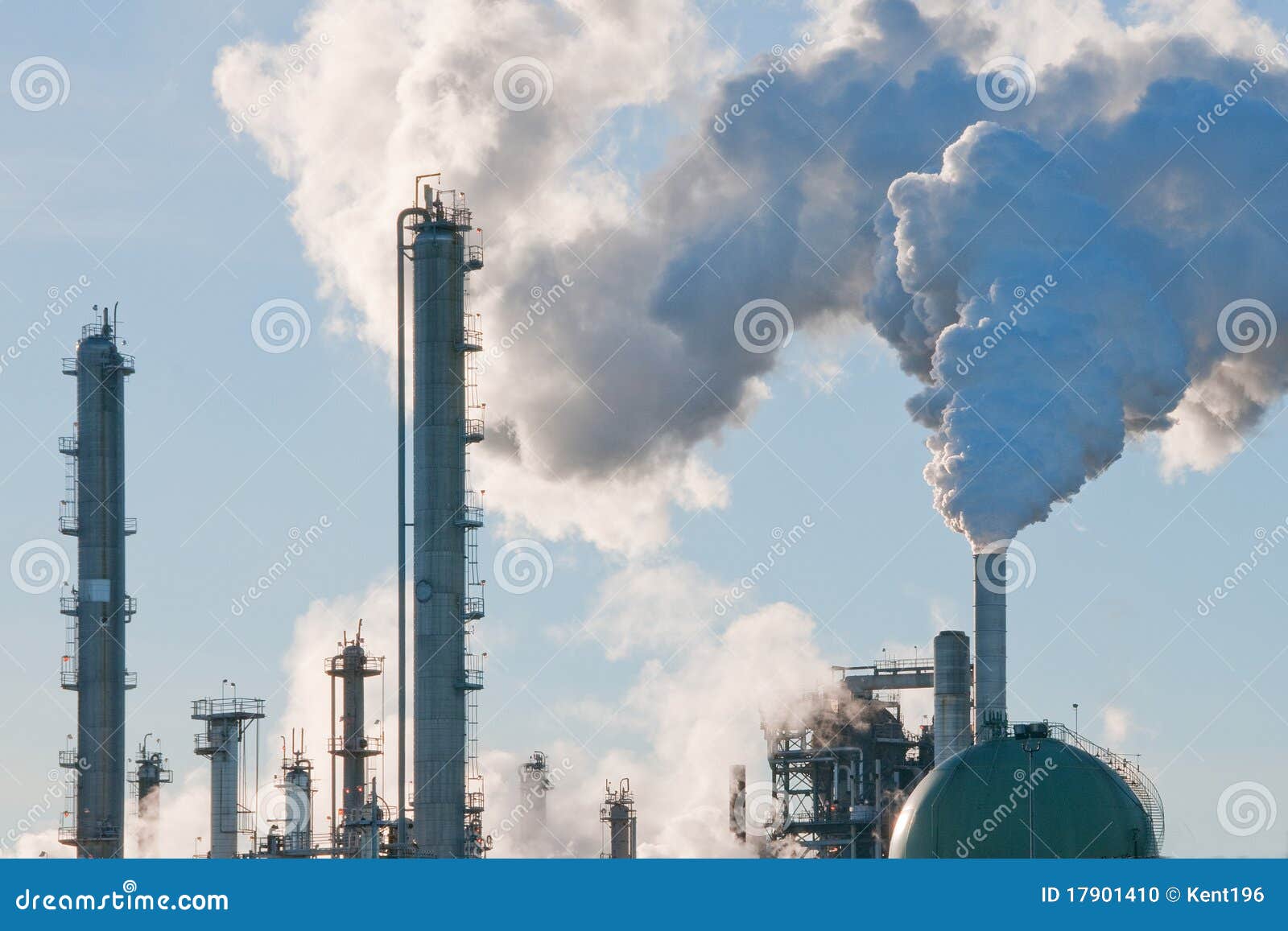 Refinery Emissions stock photo. Image of daylight, gasoline - 17901410