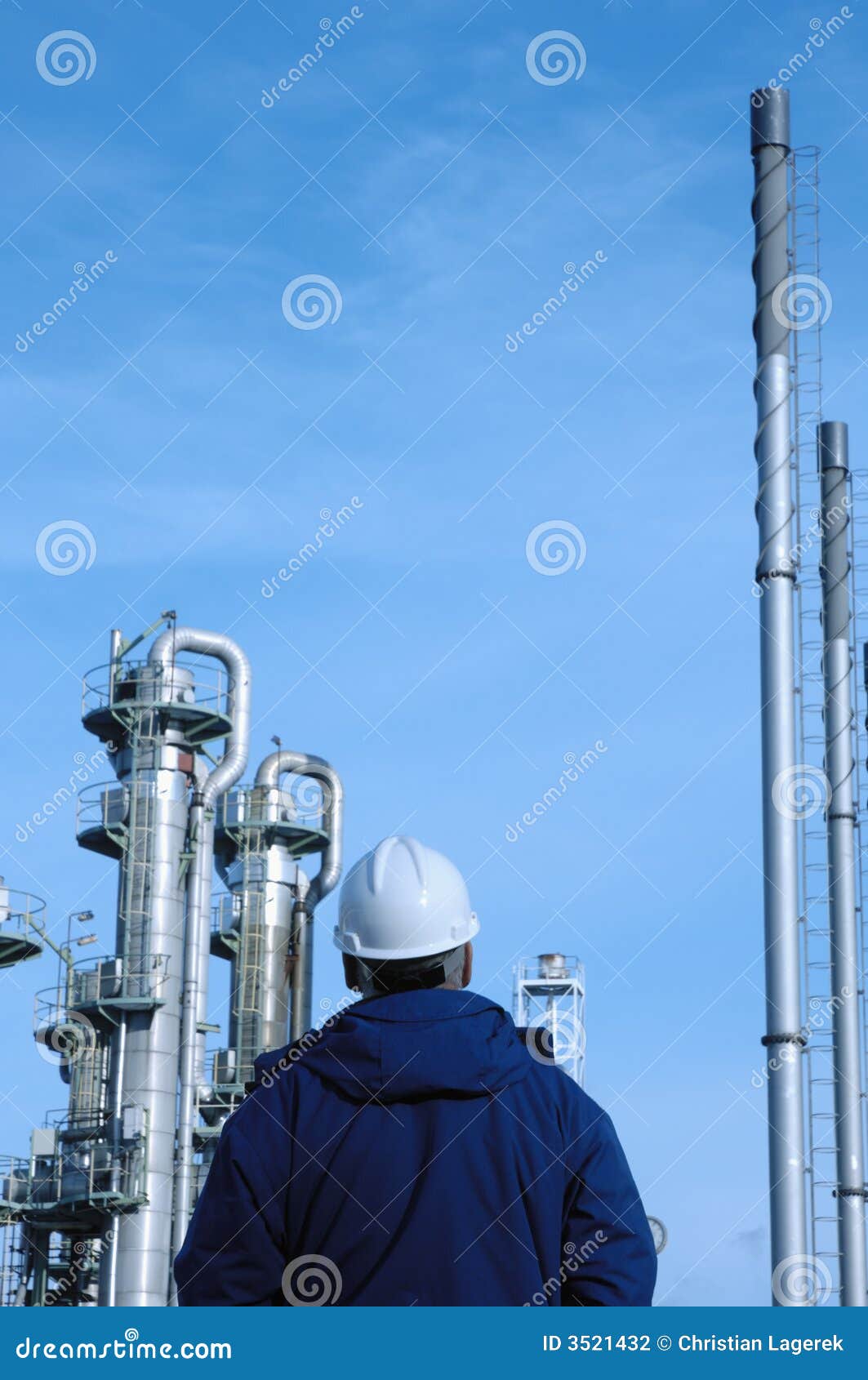 Refinery and engineering stock photo. Image of engineer - 3521432