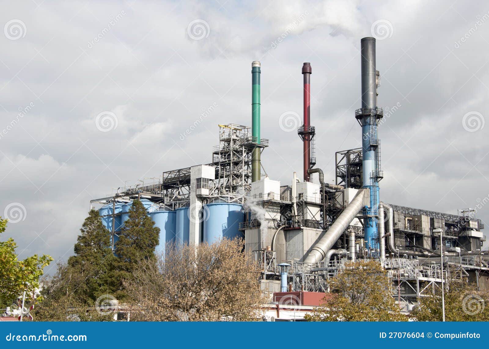 Refinery in Europoort Netherlands Stock Photo - Image of industrial ...