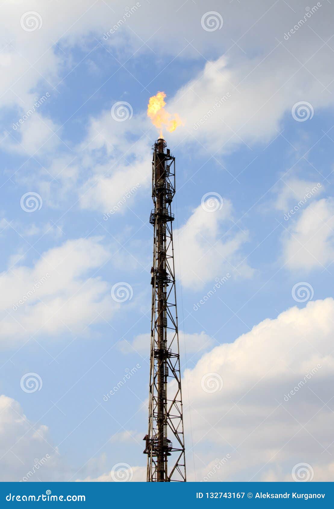 Refinery Fire Fighting Fire Monitor Royalty-Free Stock Image ...