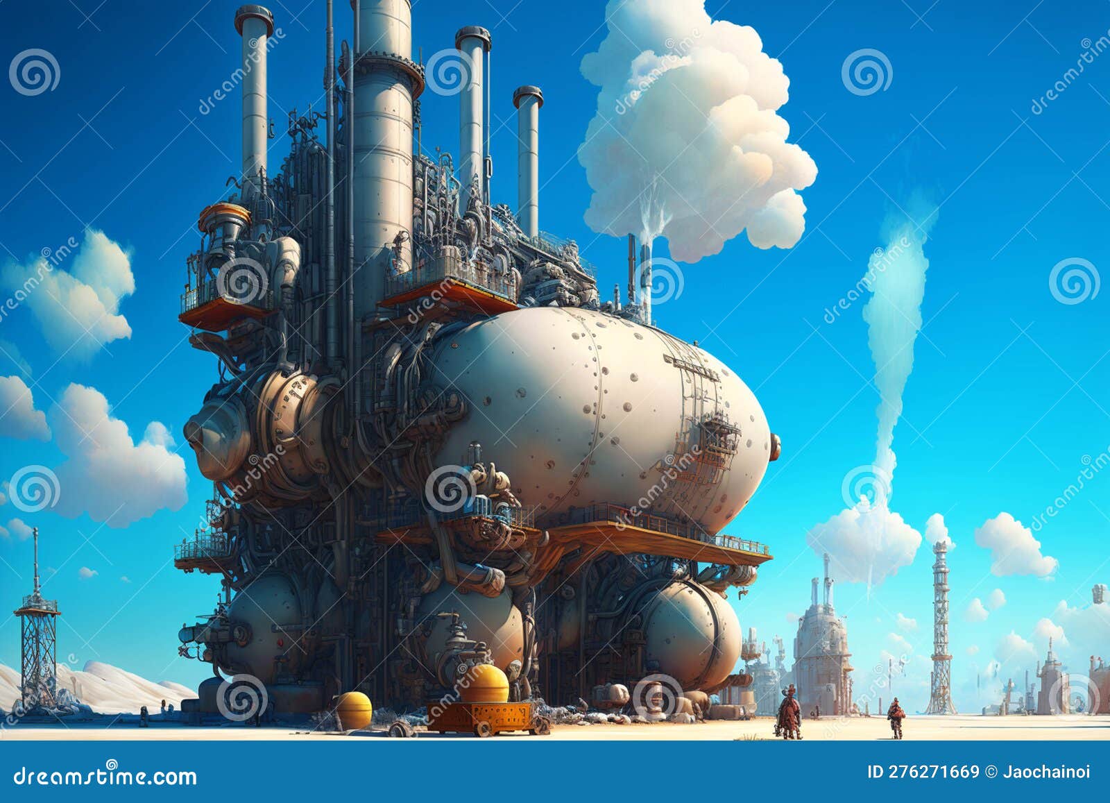 Concept Refinery for Future, Generative AI Stock Illustration ...