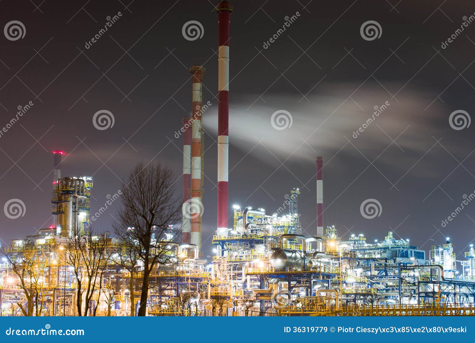 Refinery stock image. Image of transportation, metal - 36319779