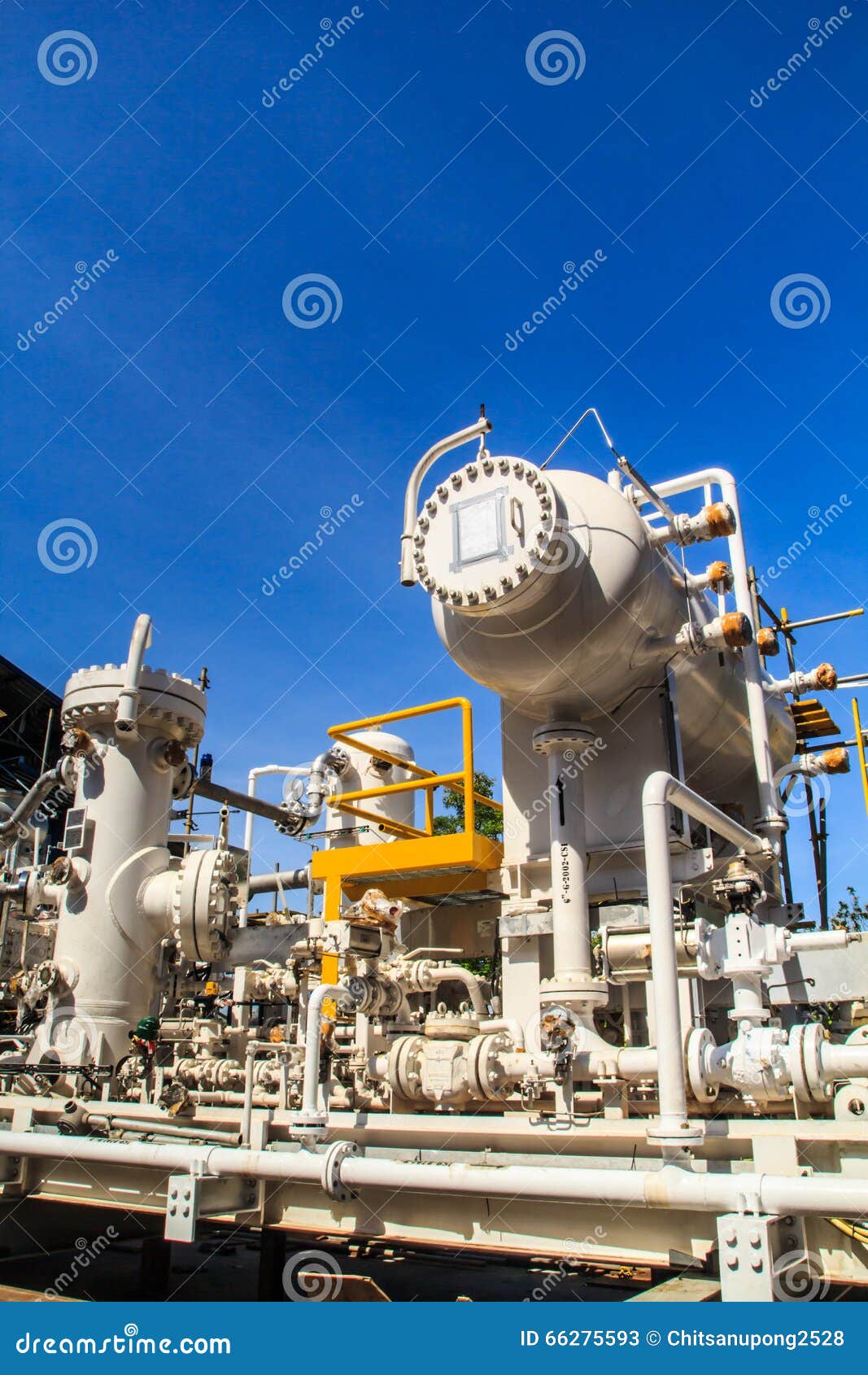 Refinery Industry Tank Production Petroleum Stock Image - Image of ...