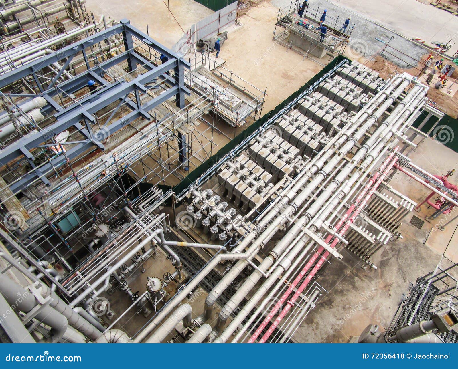 Refinery stock photo. Image of factory, illuminated, steel - 72356418