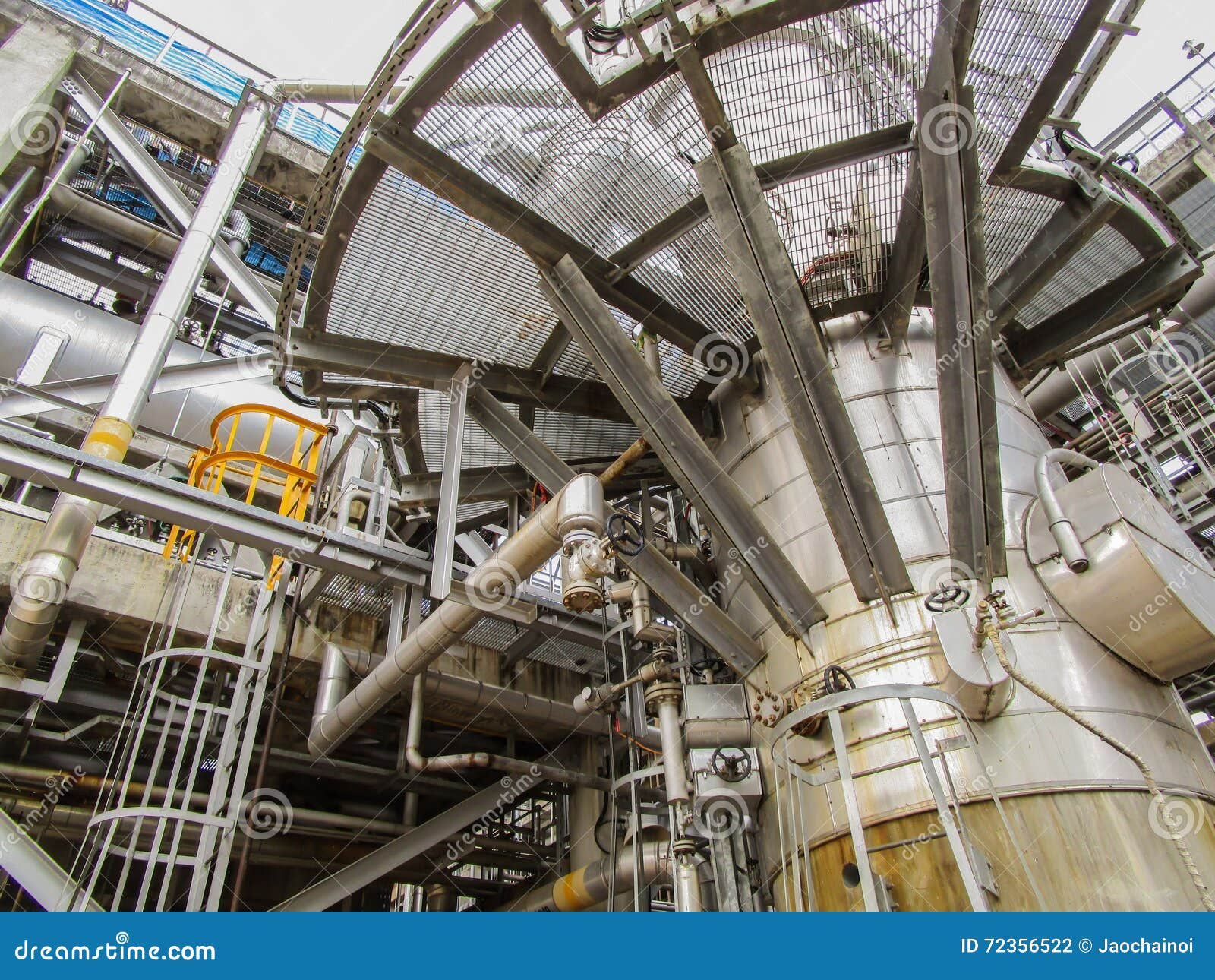 Refinery stock photo. Image of saturated, pipe, distillation - 72356522