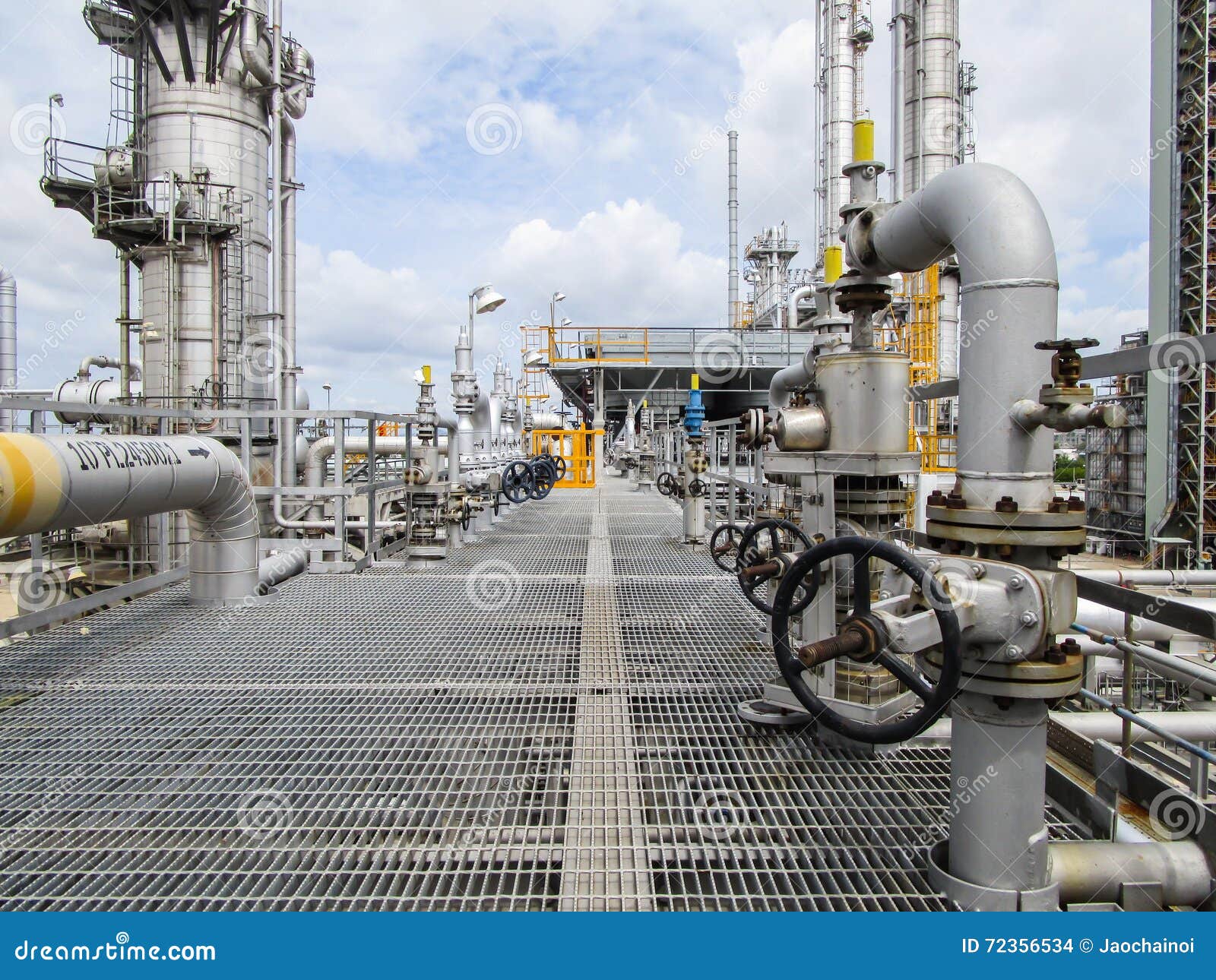 Refinery stock photo. Image of chemical, building, factory - 72356534