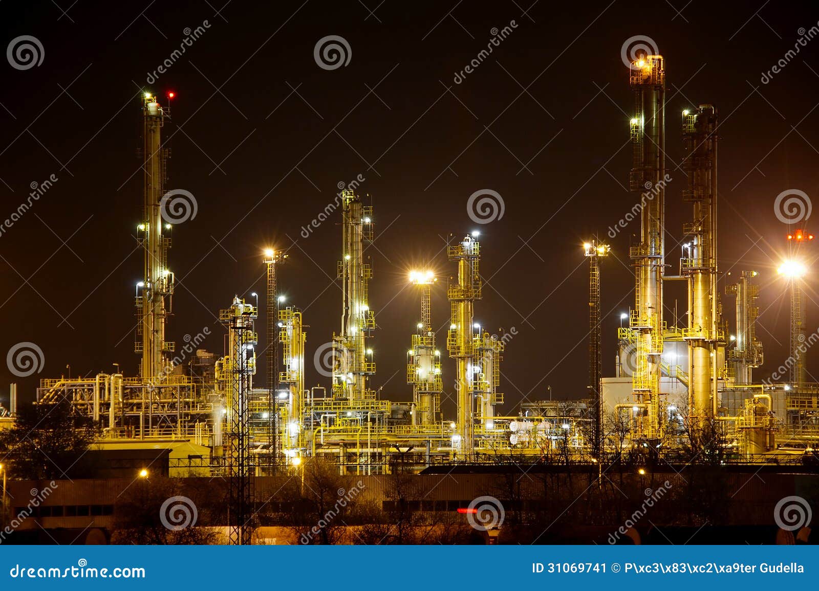 Refinery stock image. Image of building, heavy, industry - 31069741