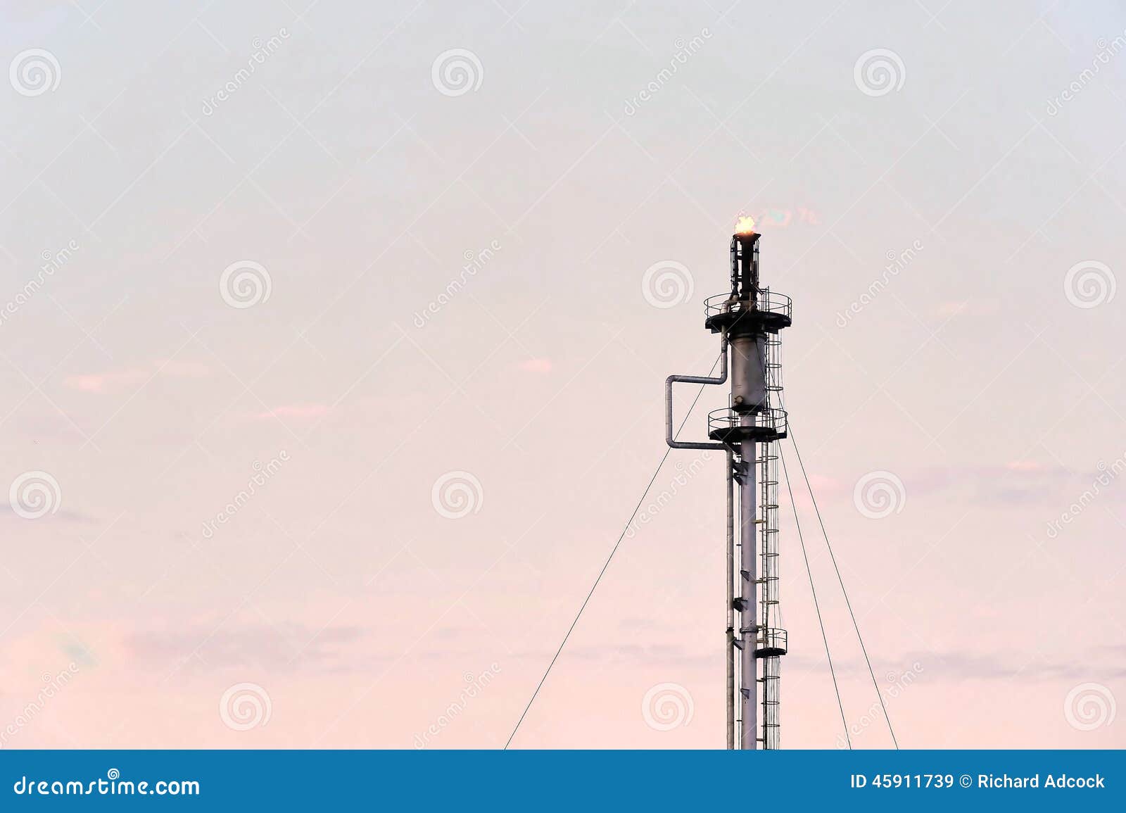 Refinery stack stock image. Image of generation, landscape - 45911739