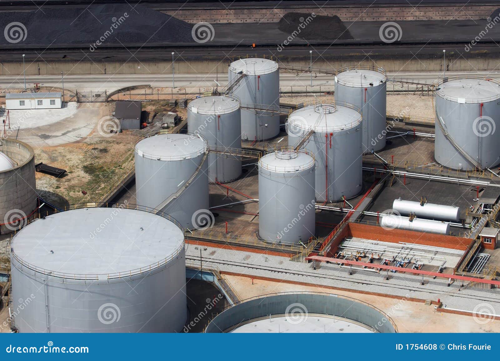 Refinery Storage stock photo. Image of power, container - 1754608