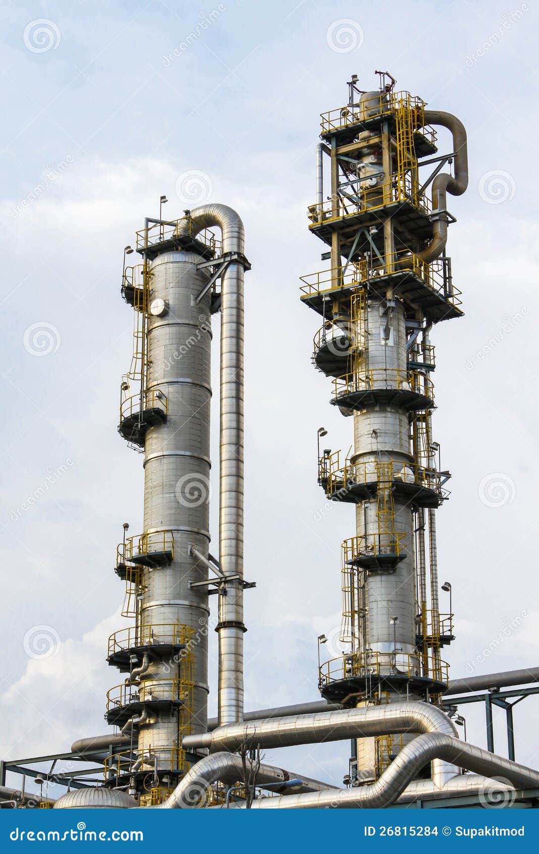 Refinery Tower Stock Images - Image: 26815284